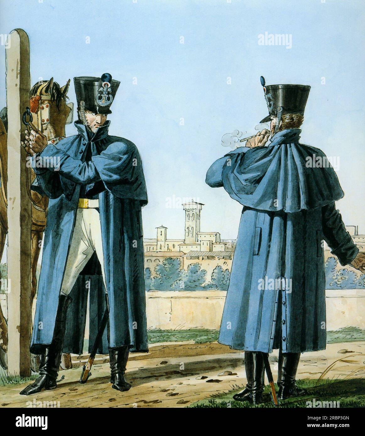 Part of a Series Chronicling the Uniforms of Napoleon's Grande Armée ...