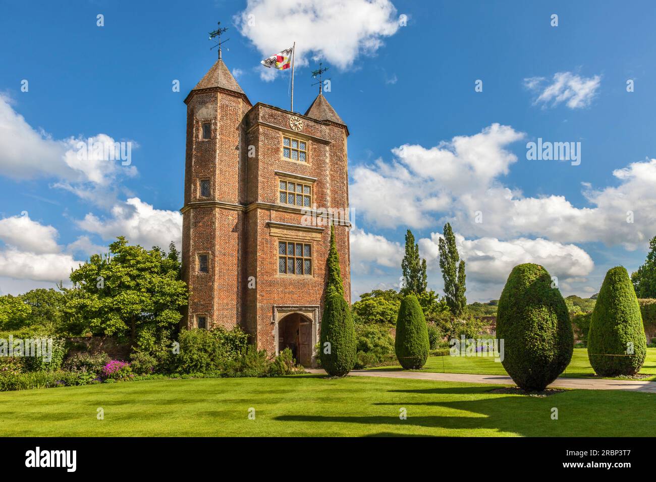Tower of Sissinghurst Castle Cranbrook, Kent, England Stock Photo - Alamy