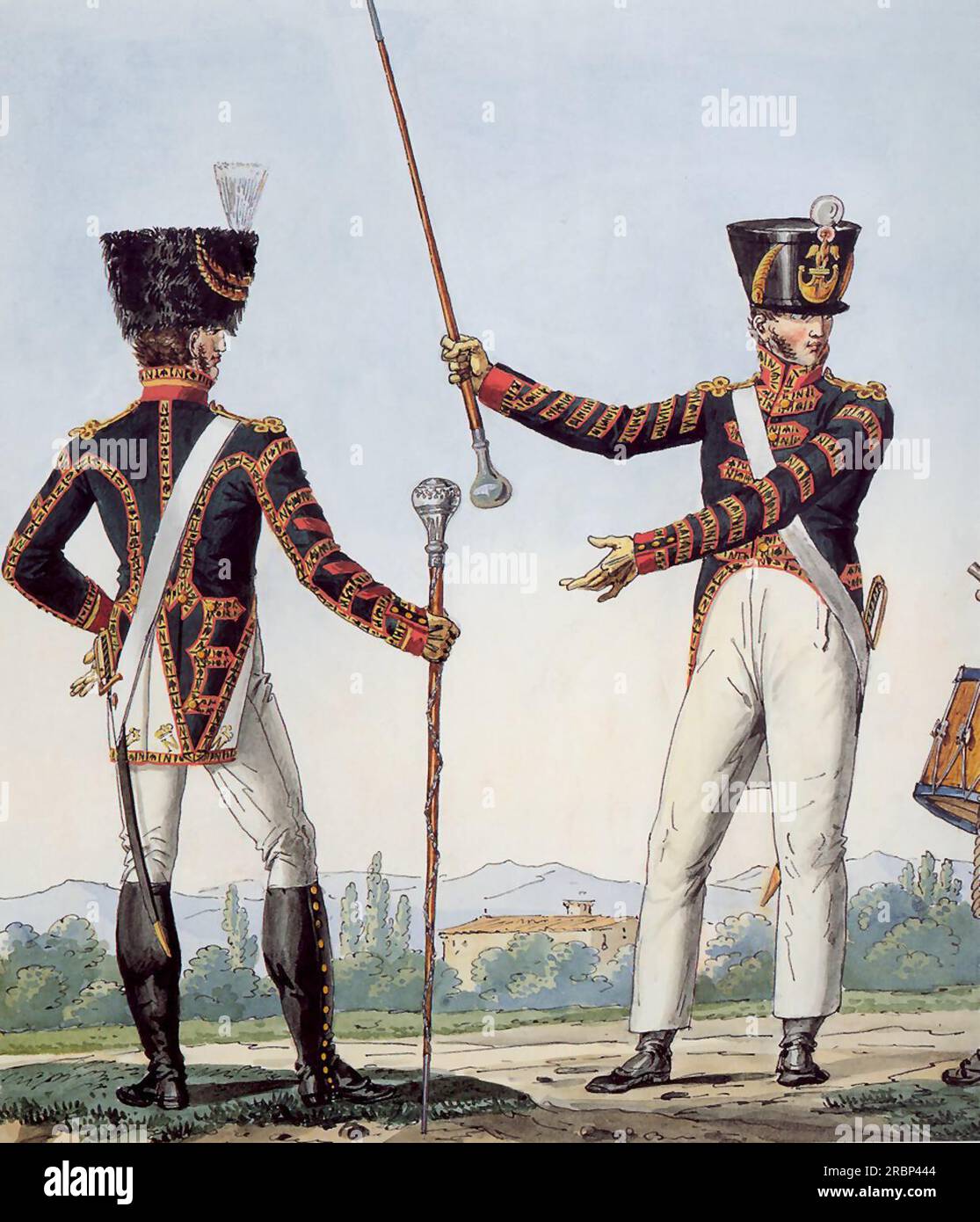 Part of a Series Chronicling the Uniforms of Napoleon's Grande Armée ...