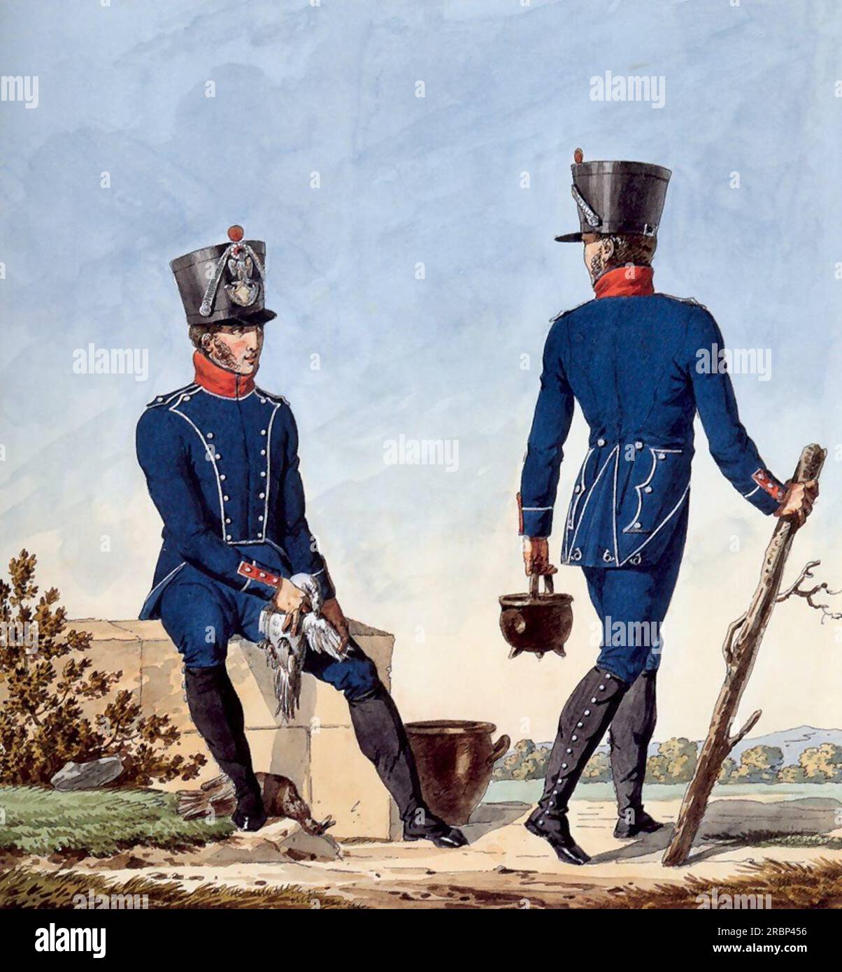 Part of a Series Chronicling the Uniforms of Napoleon's Grande Armée ...