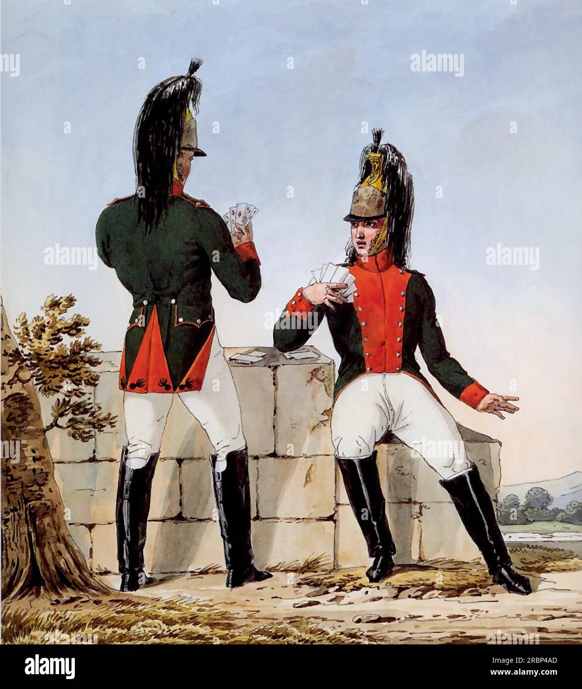 Chronicling the uniforms of napoleons grande armee hi-res stock ...