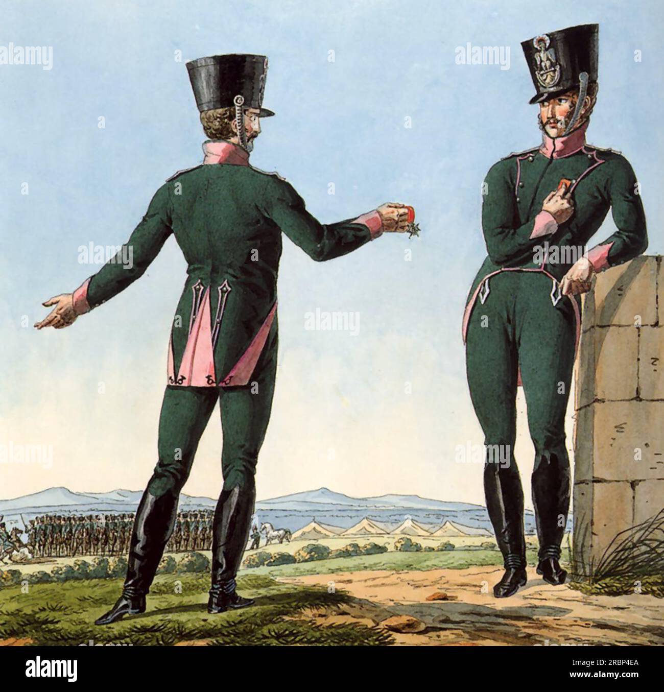 Part of a Series Chronicling the Uniforms of Napoleon's Grande Armée ...