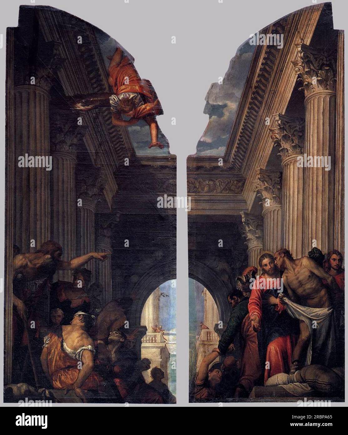 Healing of the Lame Man at the Pool of Bethesda 1560 by Paolo Veronese ...