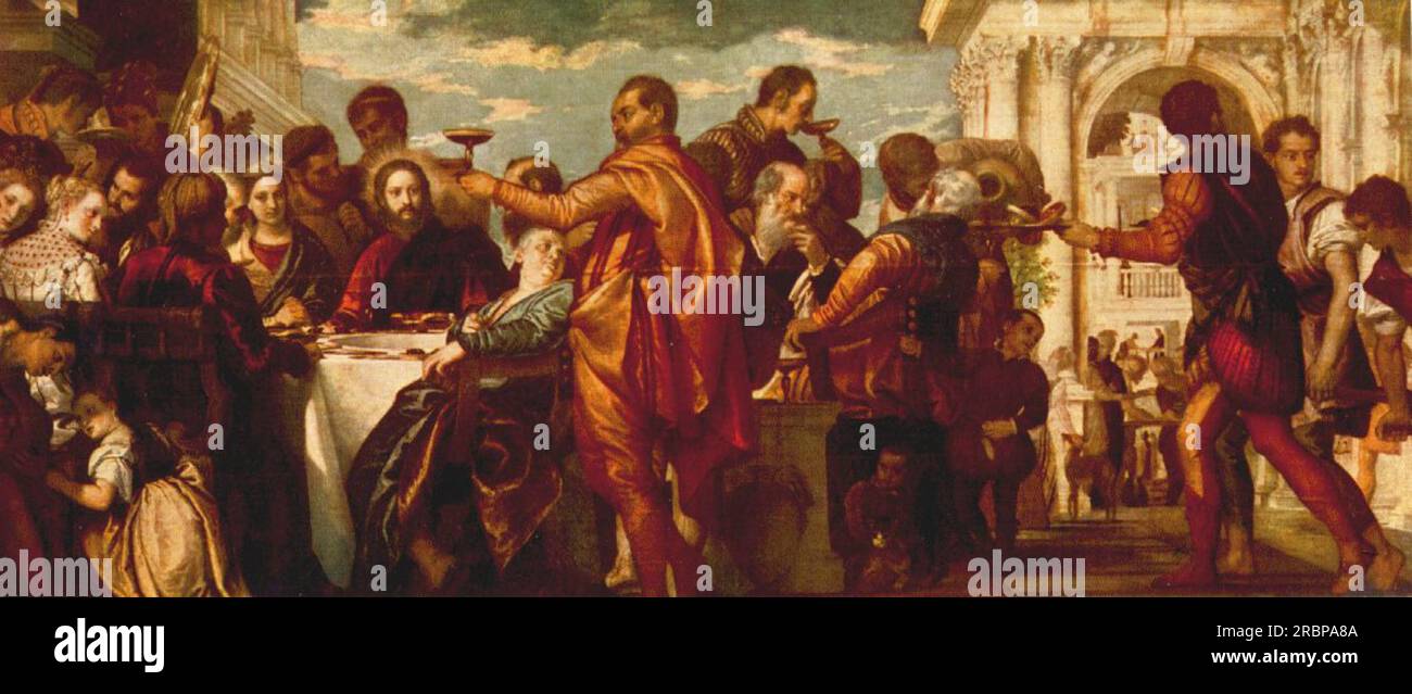 The Marriage at Cana by Paolo Veronese Stock Photo - Alamy