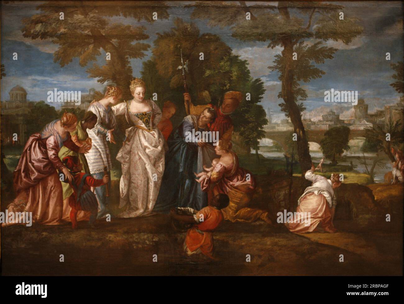 The Finding of Moses by Paolo Veronese Stock Photo - Alamy