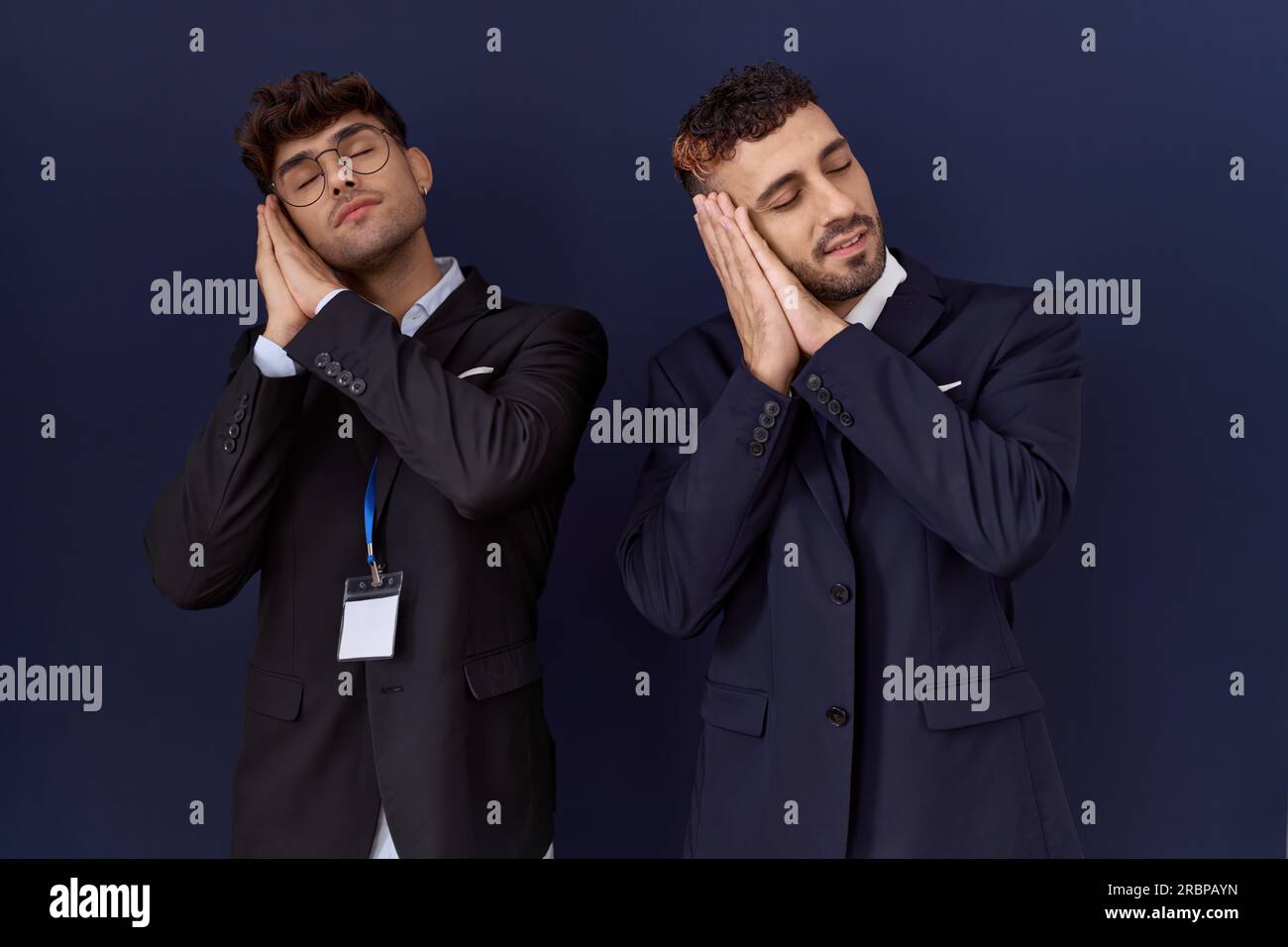 Two men sleeping together hi-res stock photography and images - Alamy
