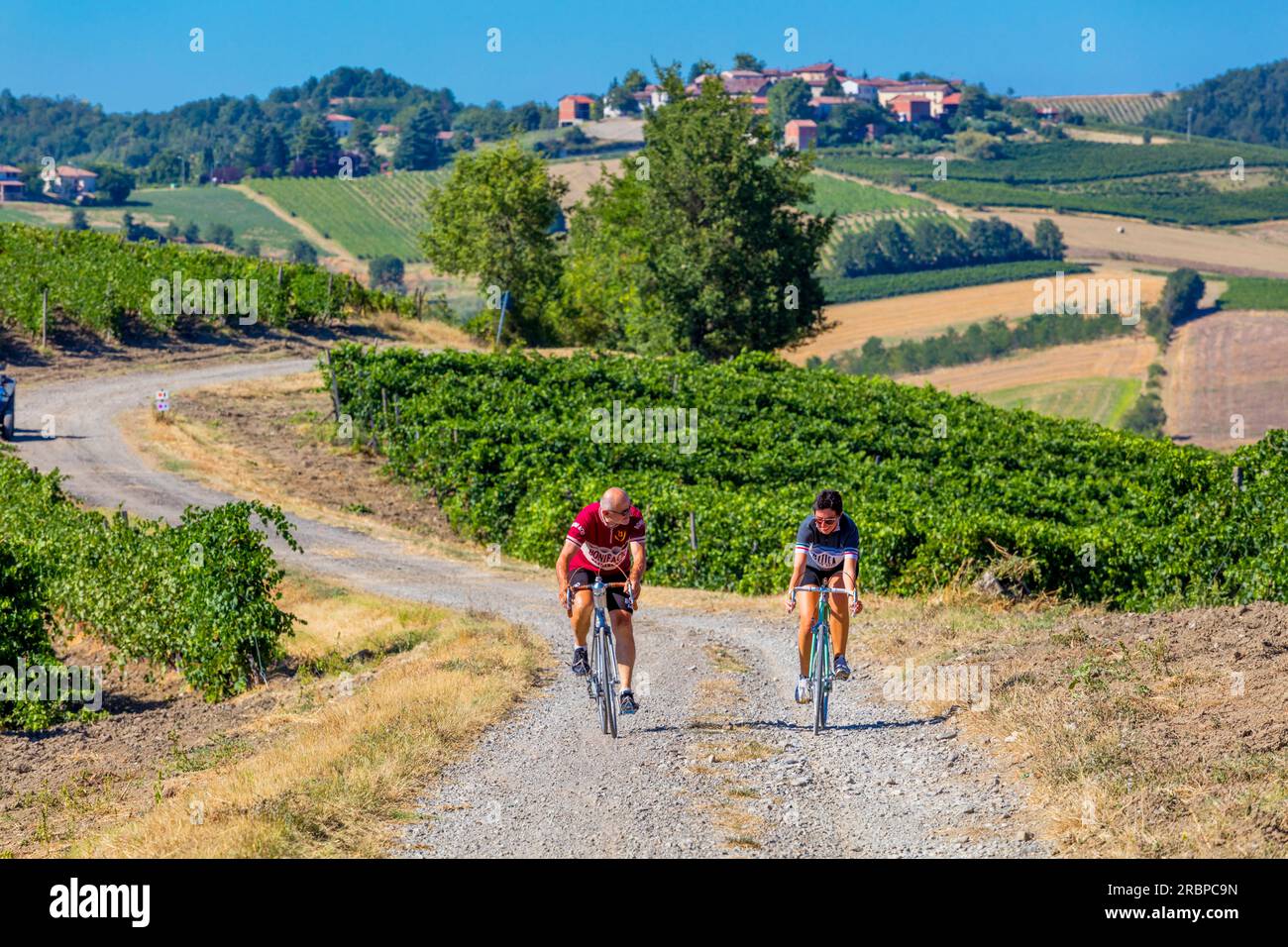 On the Fausto Coppi's roads, Tortona area, The view from the "Rampina ...