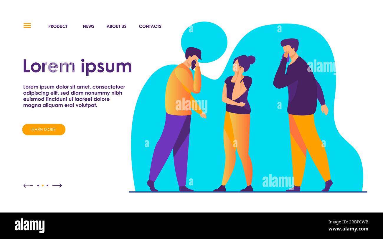 Group of sick people suffering from flu symptoms Stock Vector Image ...