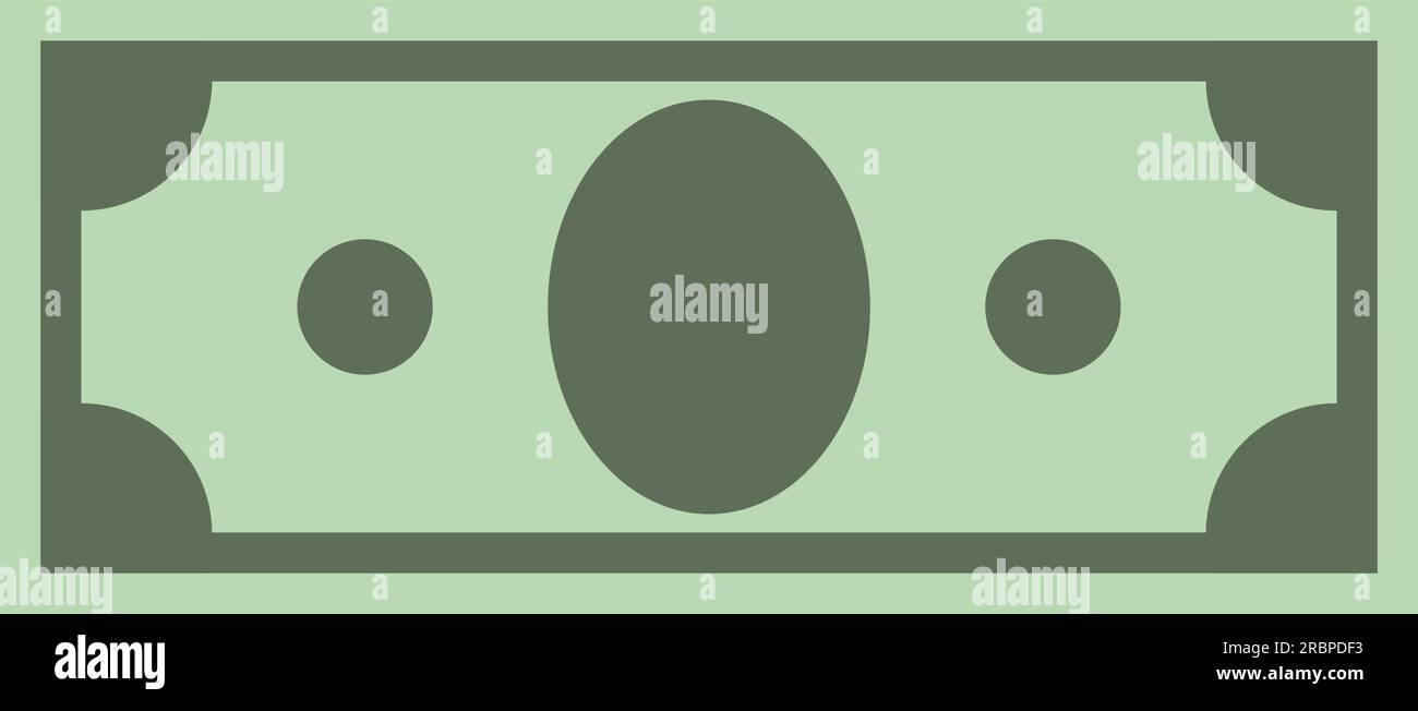 US dollar cash banknote isolated, finance and currency concept Stock ...