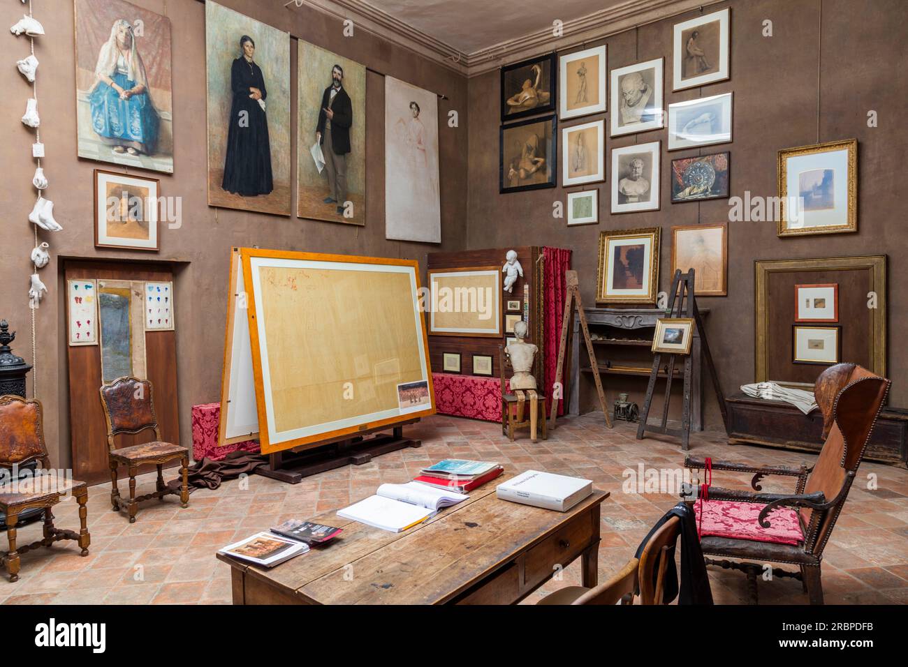 Volpedo, The atelier of Pellizza da VolpedoPiedmont, Italy Stock Photo ...