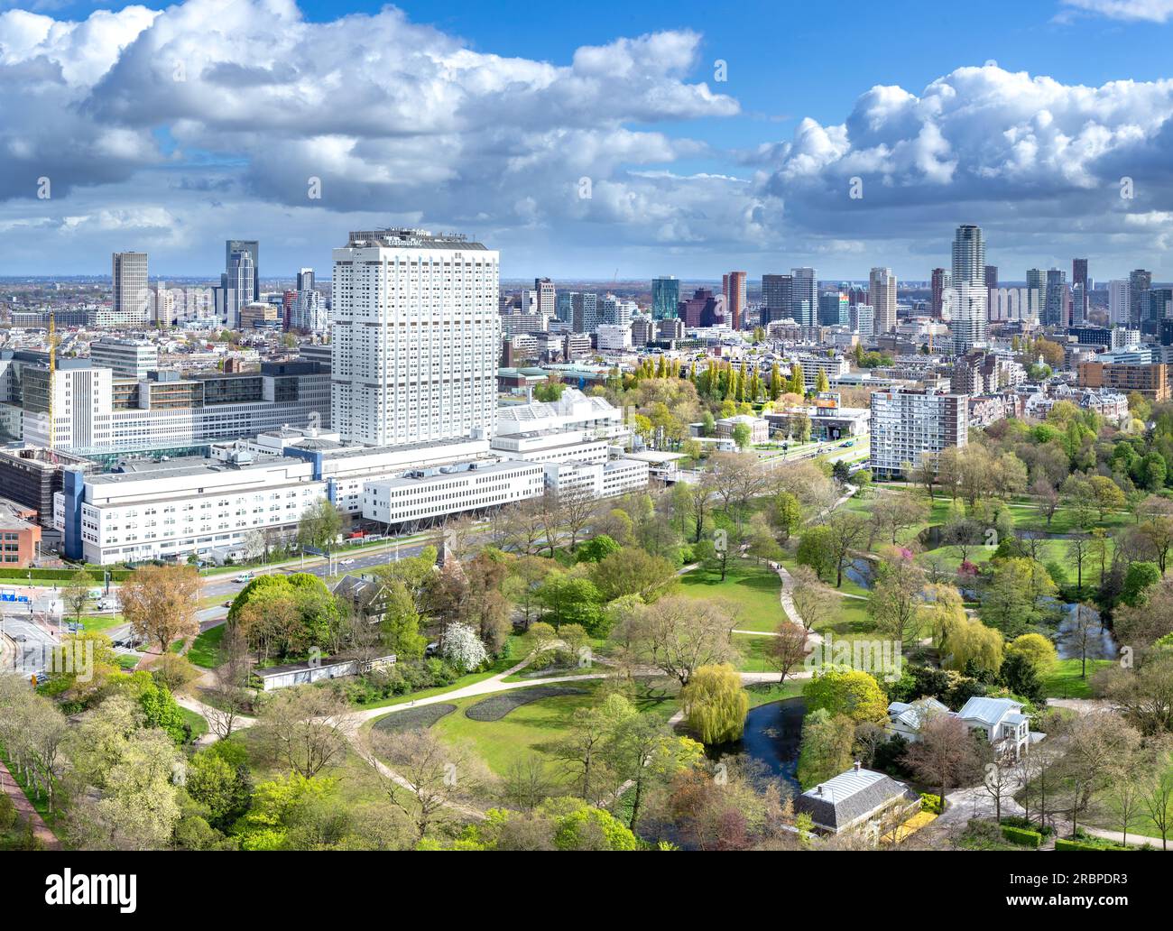 Skyline view euromast tower rotterdam hi-res stock photography and ...