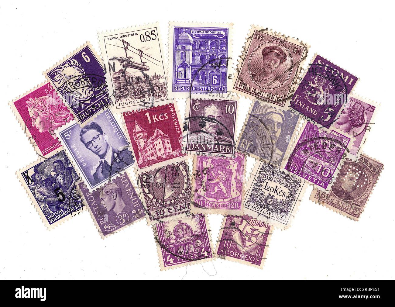Postage stamp france canada hi-res stock photography and images - Alamy