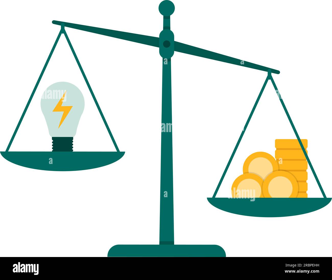 Inflation difference Stock Vector Images - Alamy