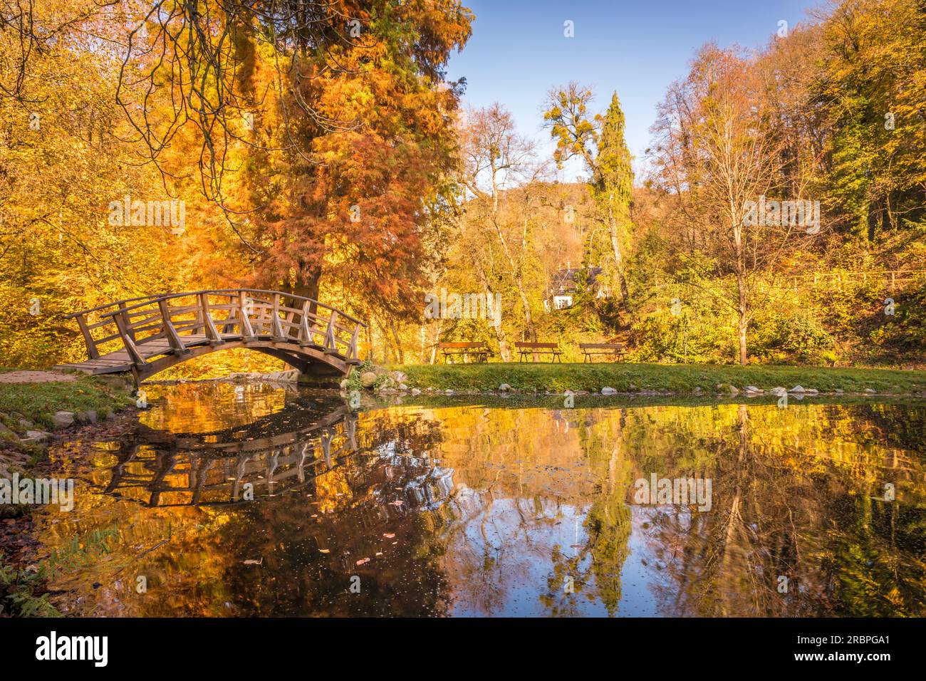 Romance outdoor shot wooden bridges hi-res stock photography and images ...