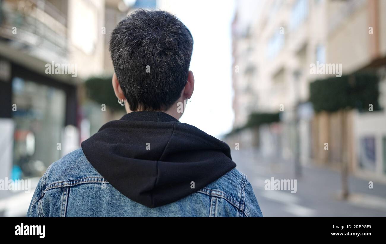 Man walk backward hi-res stock photography and images - Alamy