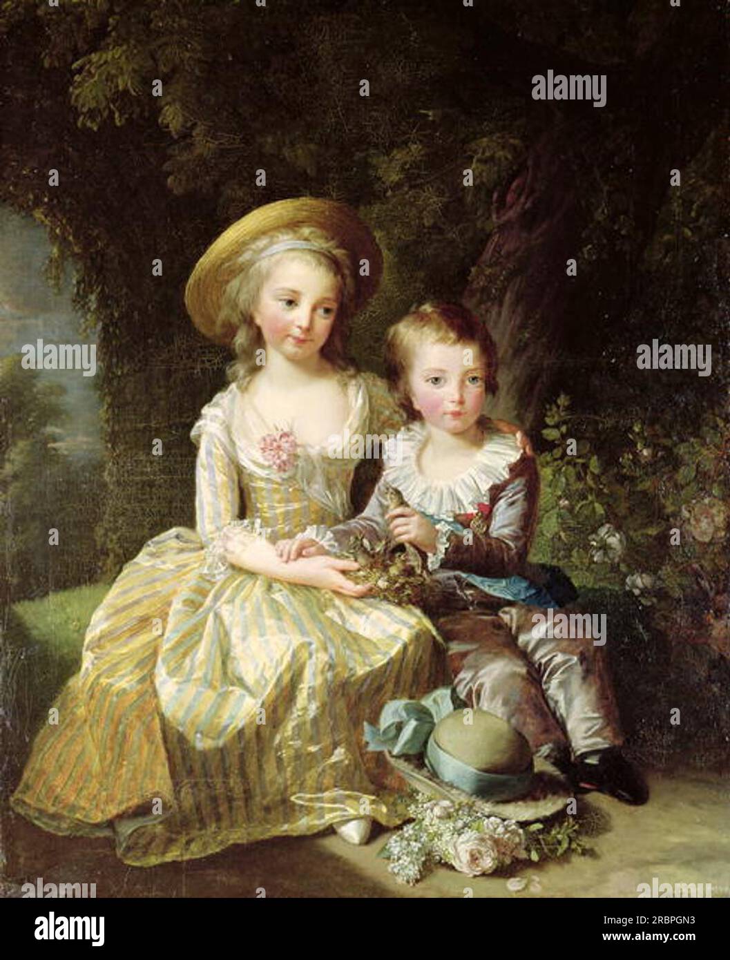 Child Portraits of Marie Therese Charlotte of France, Future Duchess of ...