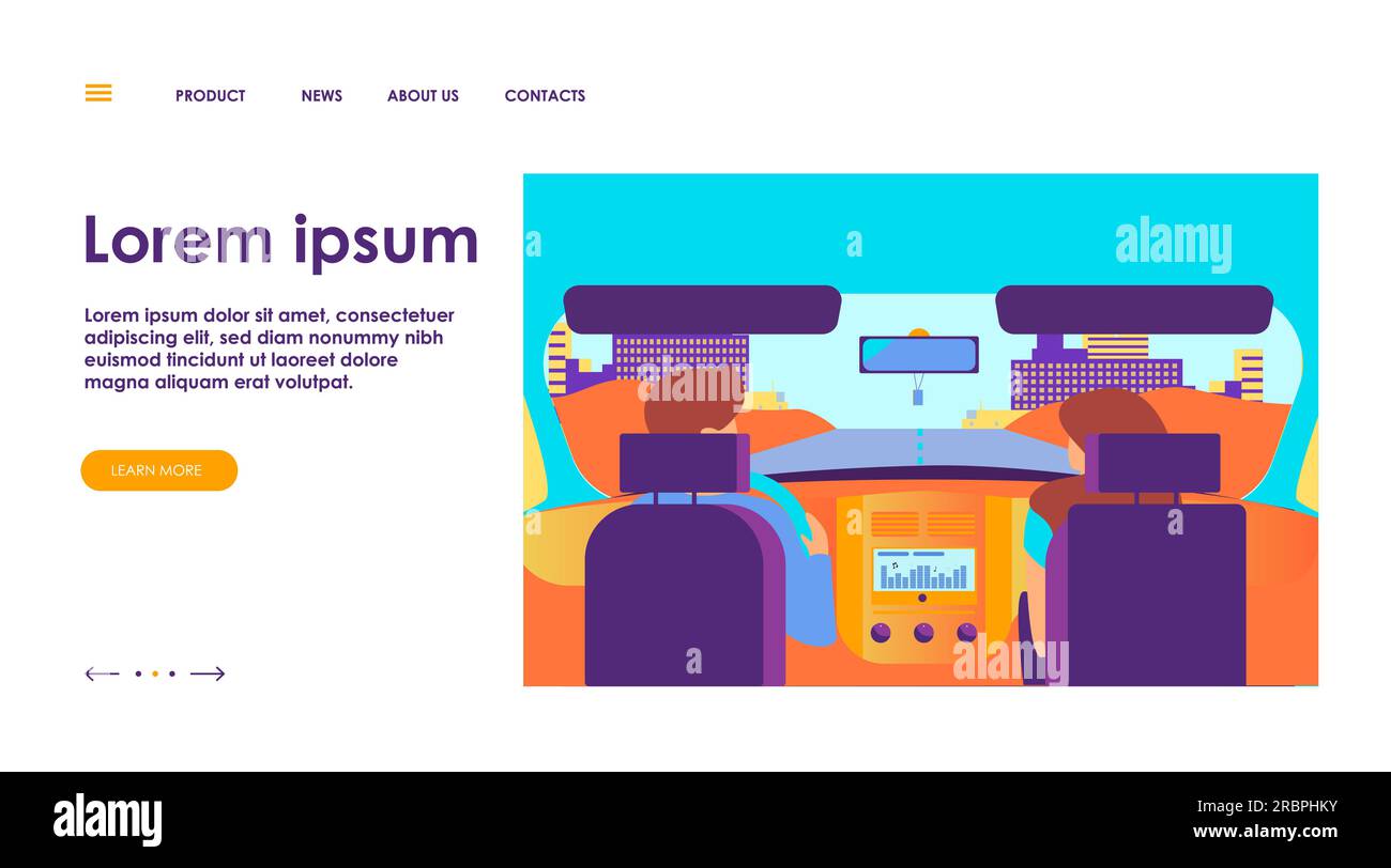 Inside interior car vehicle cabin Cut Out Stock Images & Pictures - Alamy