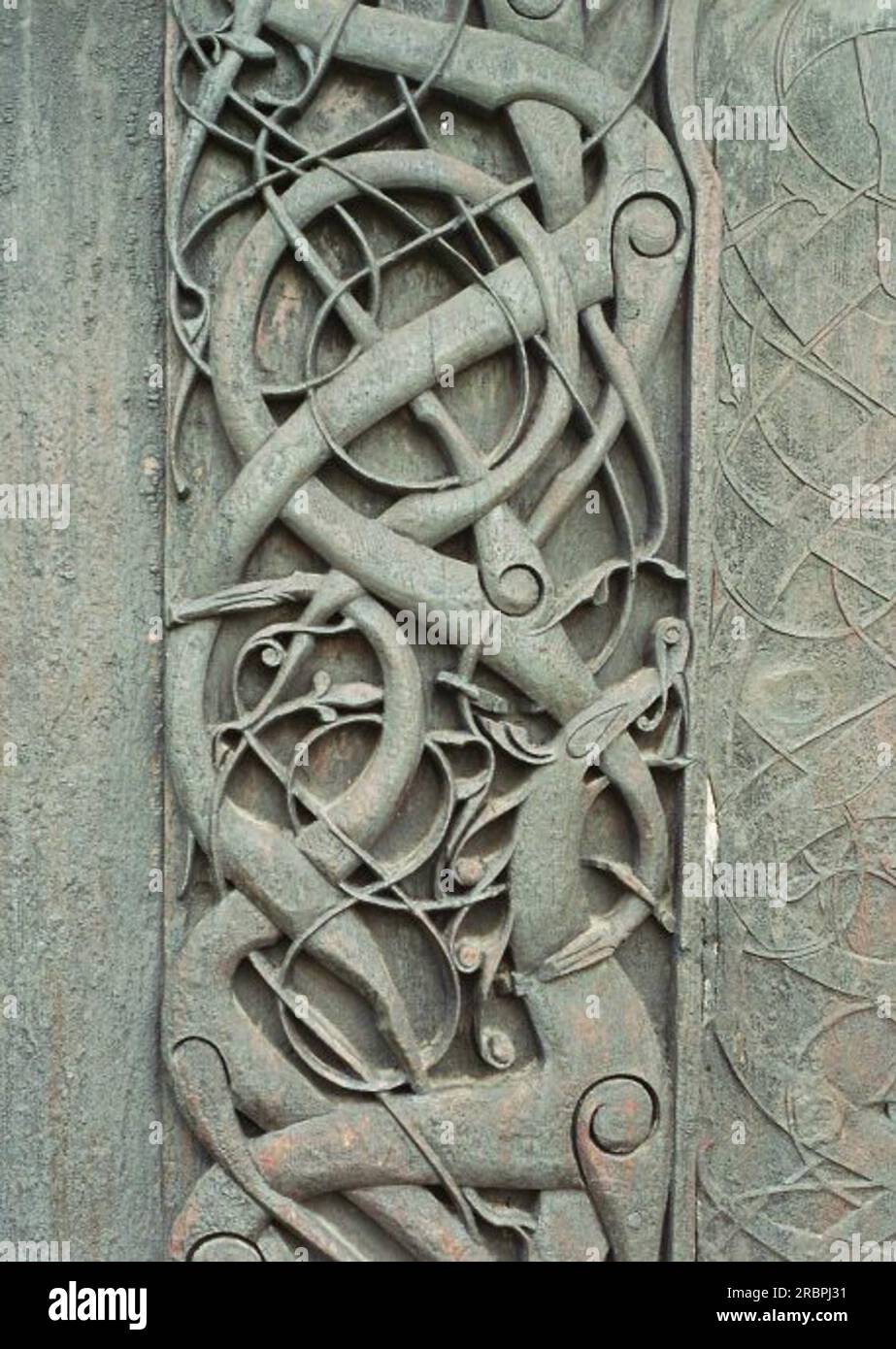 Viking art urnes hi-res stock photography and images - Alamy