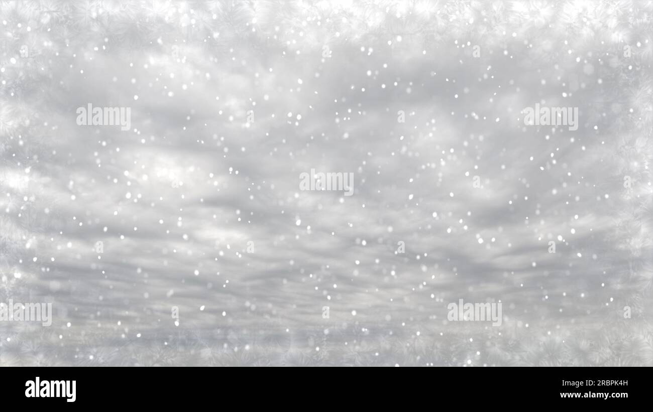 beautiful snow on clouds on sky bg - photo of nature Stock Photo - Alamy