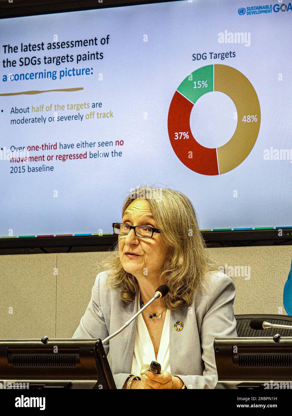 New York, New York, USA. 10th July, 2023. FRANCESCA PERUCCI, Assistant ...