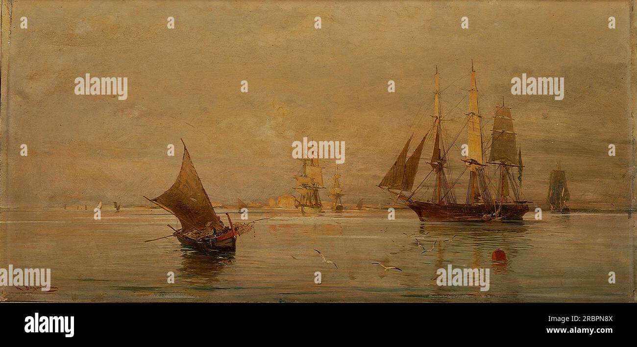 The morning catch by Konstantinos Volanakis Stock Photo - Alamy