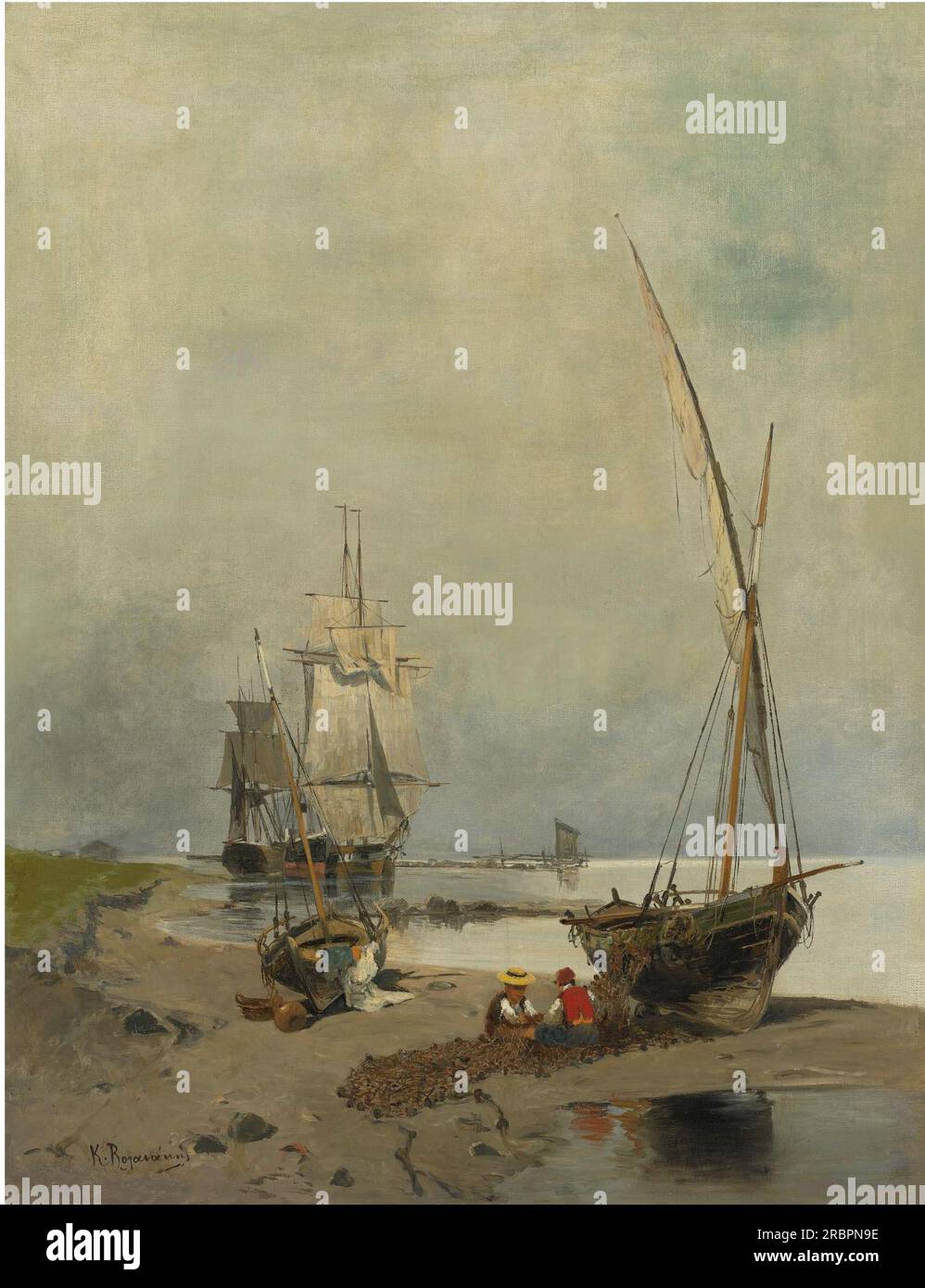 Konstantinos volanakis painting hi-res stock photography and images - Alamy