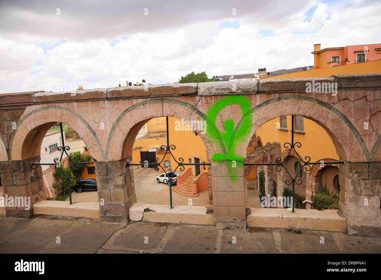 Zacatecas Mexico. Colonial zone of the capital city of the state of ...