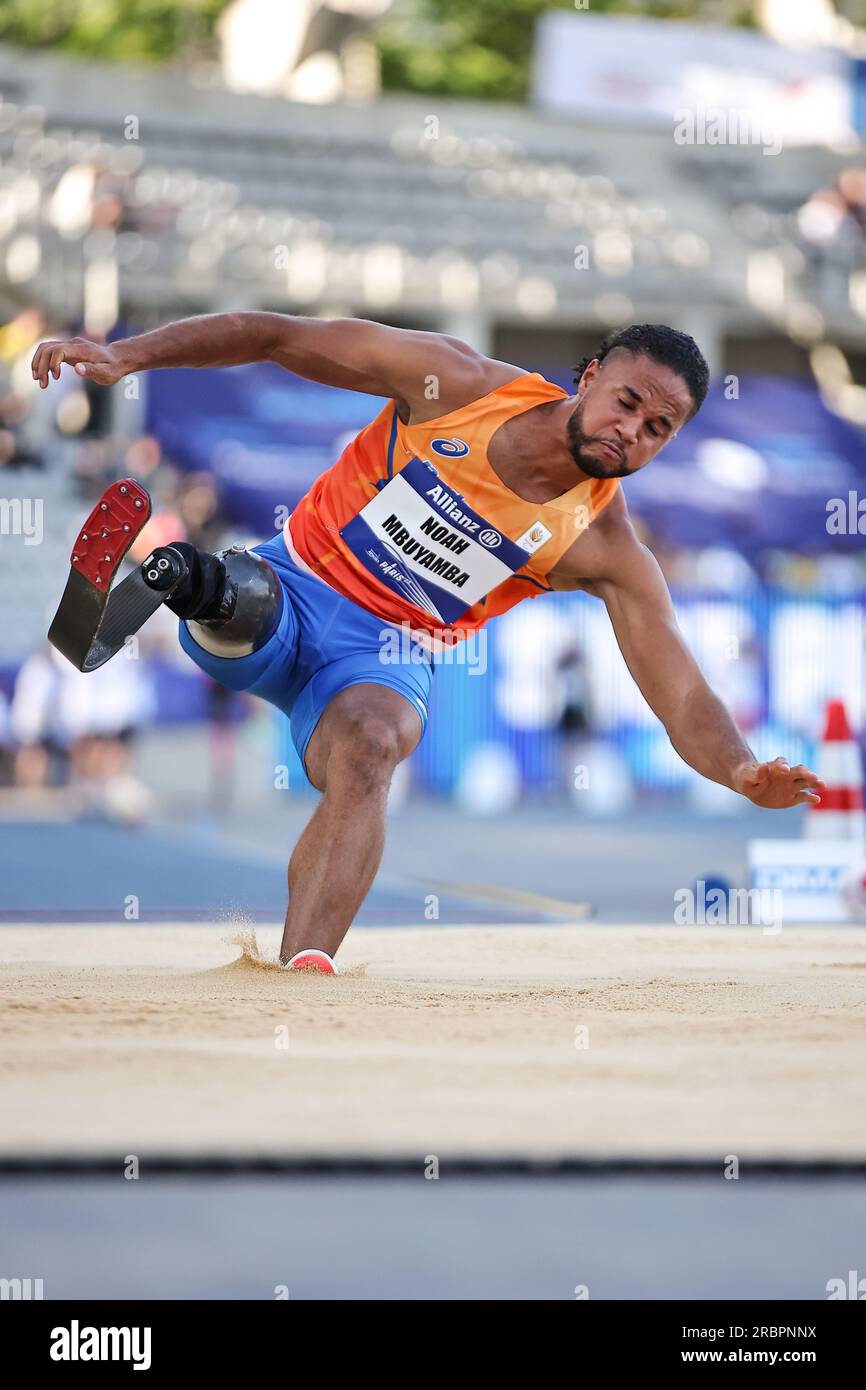 Paris, France. 10th July, 2023. PARIS, FRANCE - JULY 10: Noah Mbuyamba ...