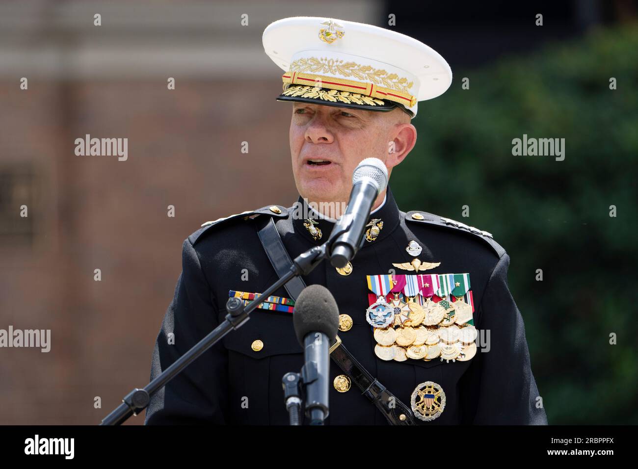 U.S. Marine Corps Gen. David Berger, whose term as Commandant of the U ...