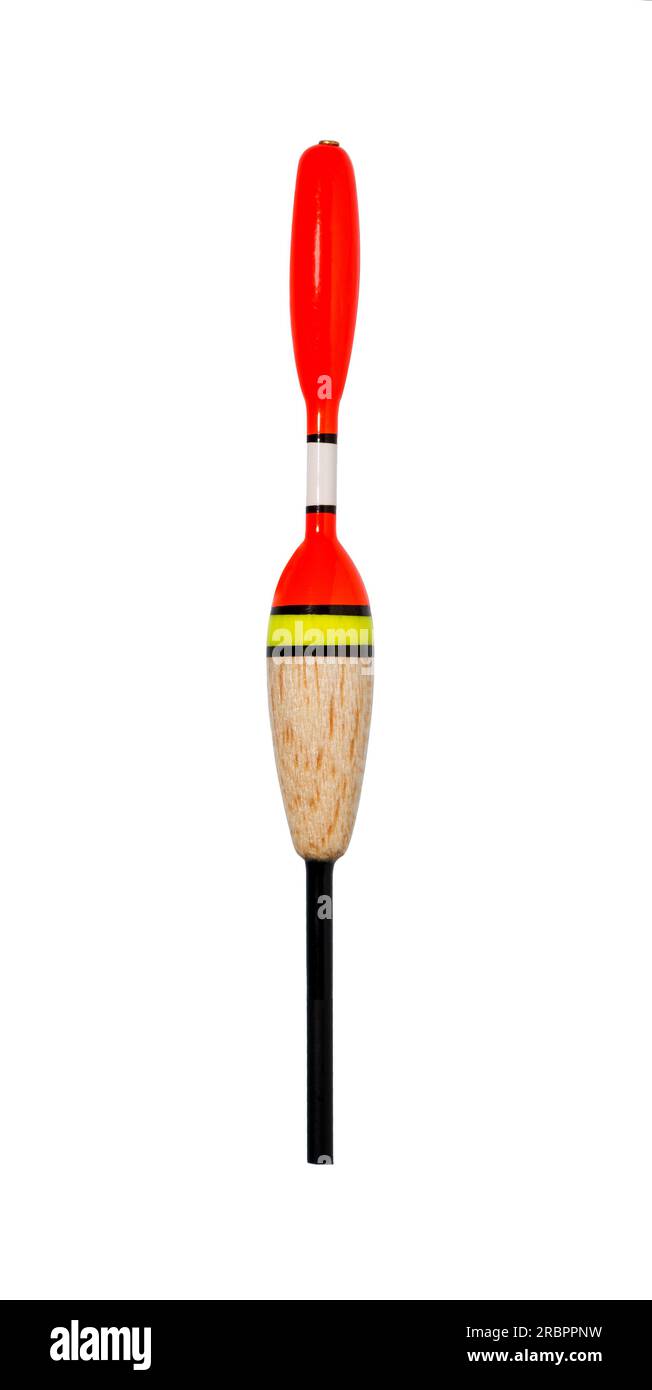 Fishing float isolated on white background Stock Photo - Alamy