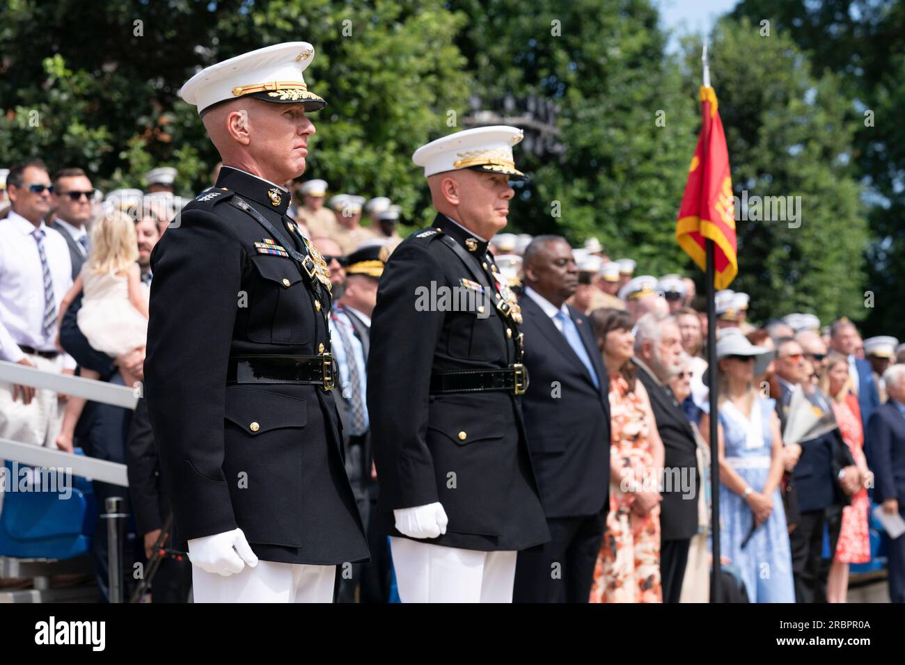 Acting Commandant of the U.S. Marine Corps Gen. Eric Smith, left ...