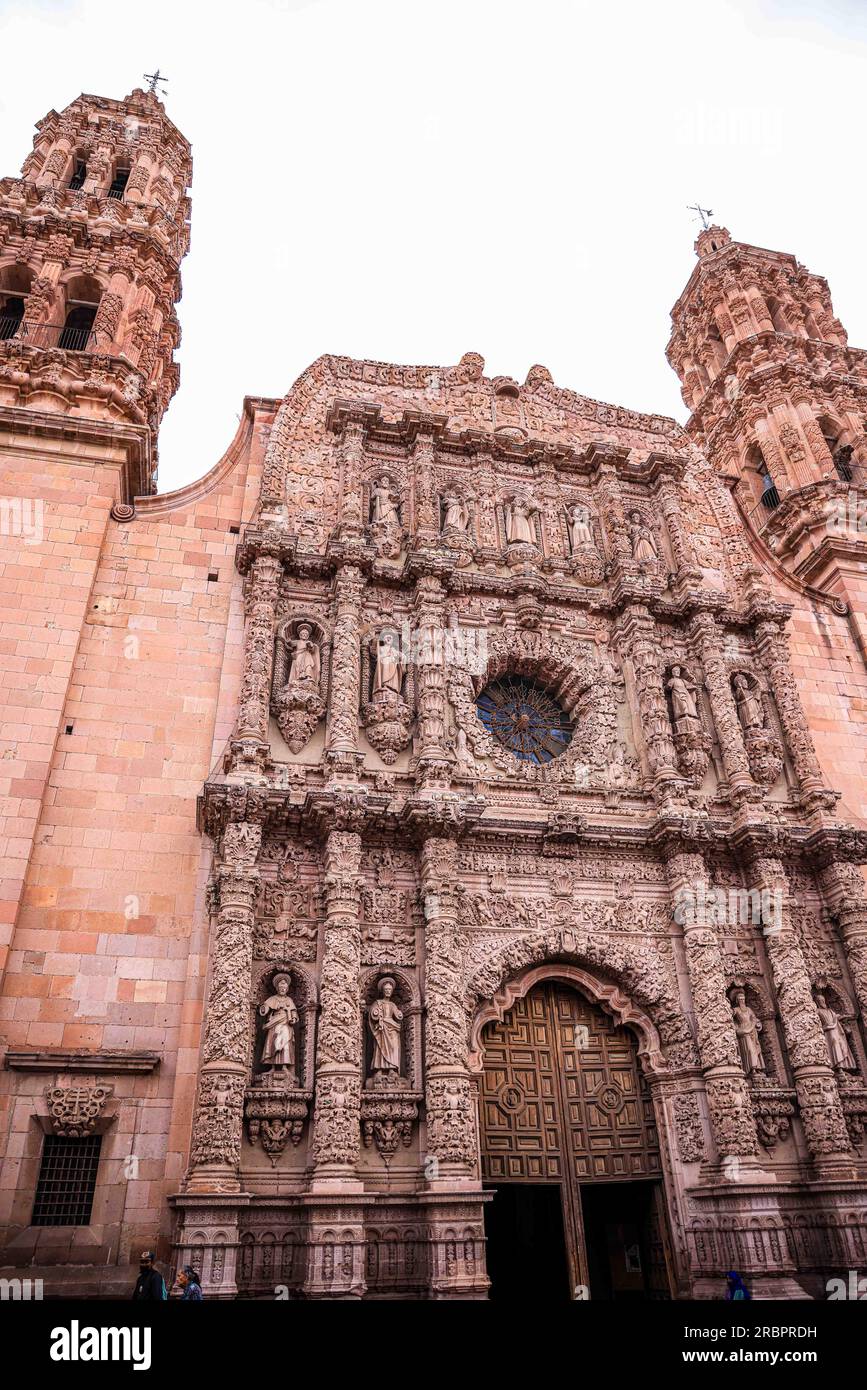 Zacatecas Mexico. Colonial zone of the capital city of the state of ...