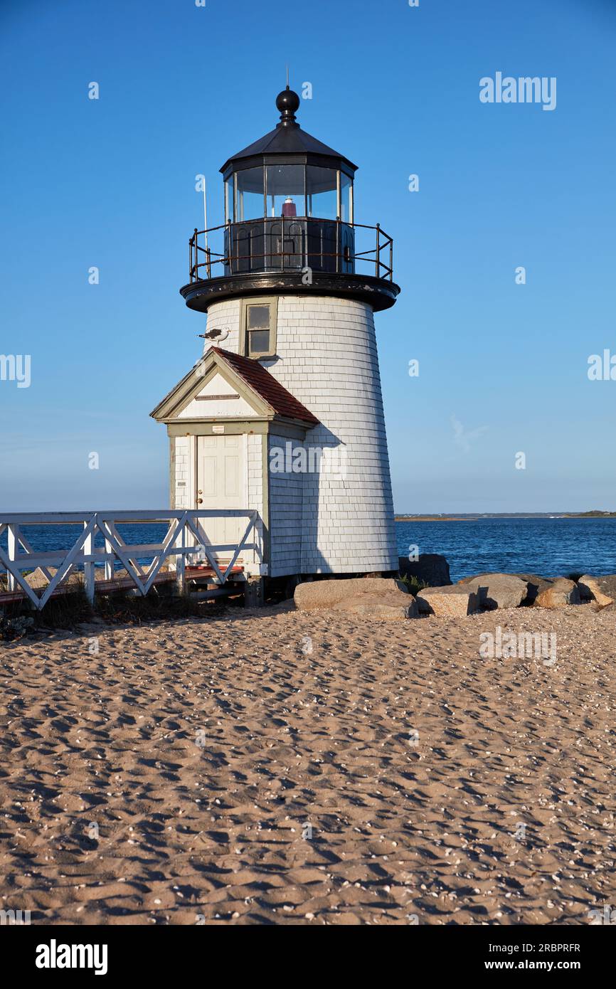 Brant Point Lighthouse Nantucket Island Stock Photo - Alamy