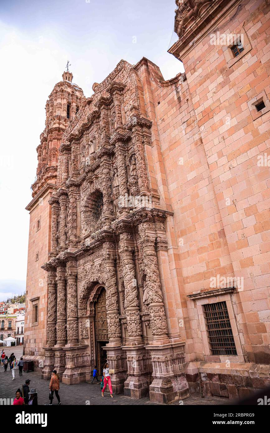 Zacatecas Mexico. Colonial zone of the capital city of the state of ...