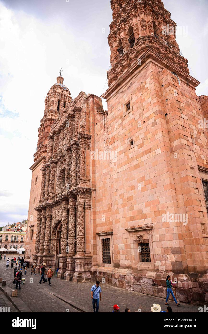 Zacatecas Mexico. Colonial zone of the capital city of the state of ...