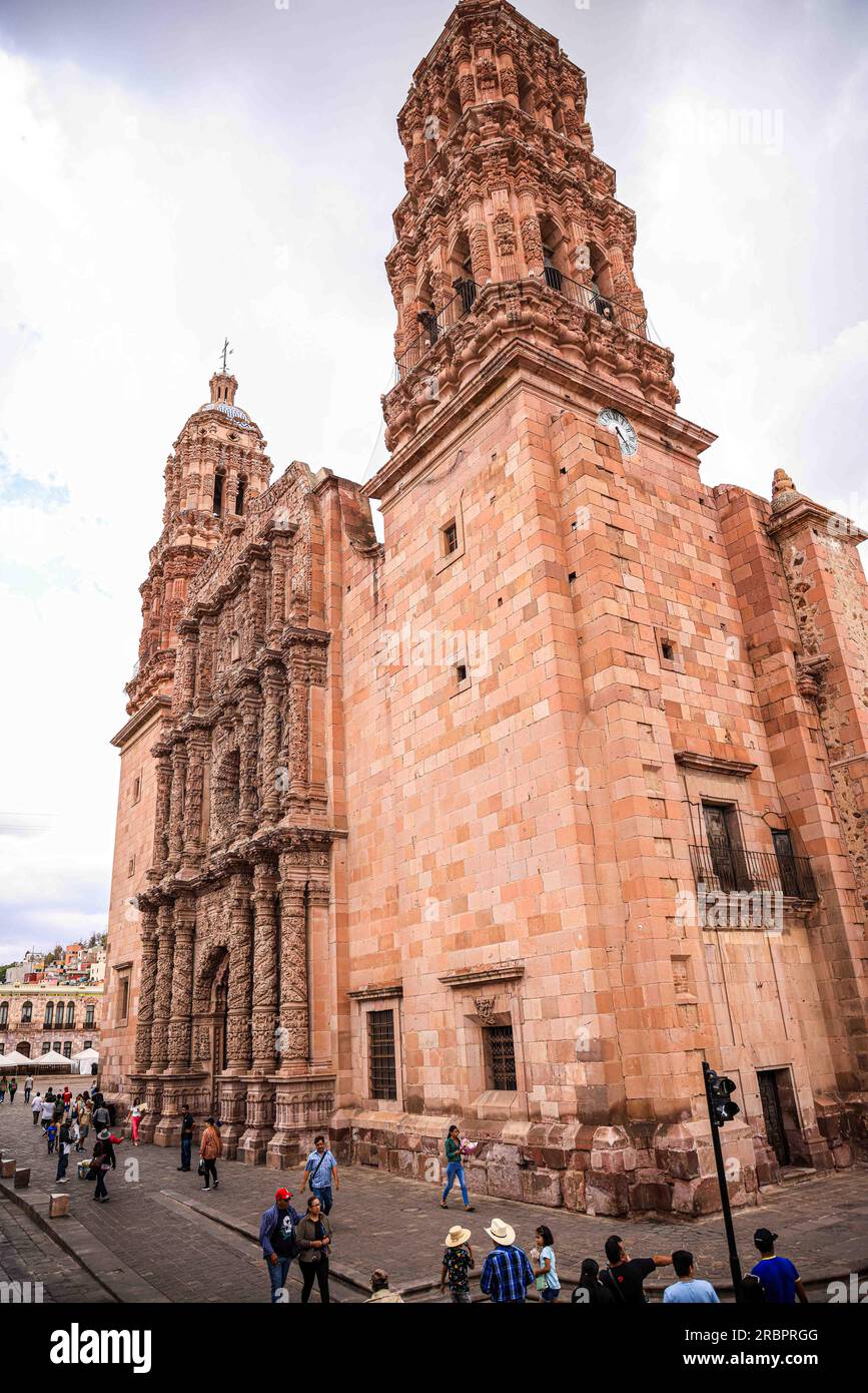 Zacatecas Mexico. Colonial zone of the capital city of the state of ...