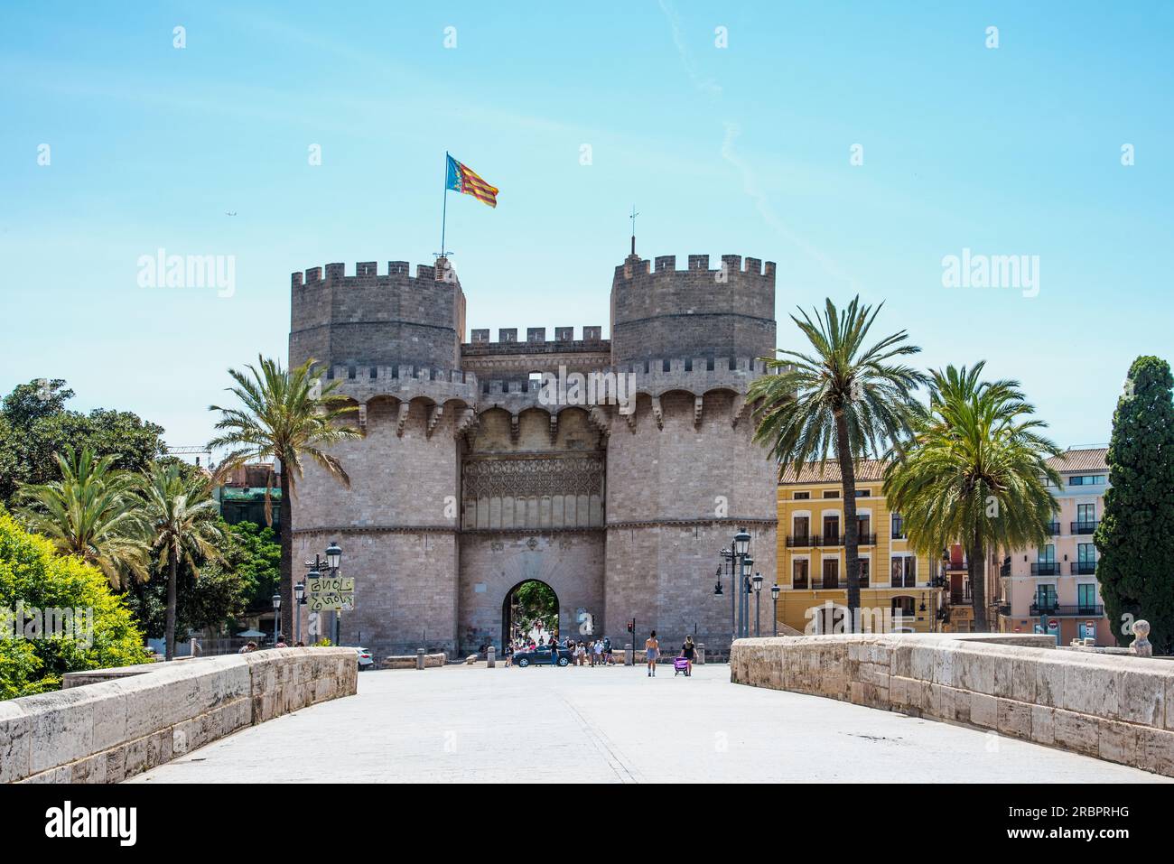 Valencia , Roman City Gates , Torres Serrano , City Landmark , Spain ...