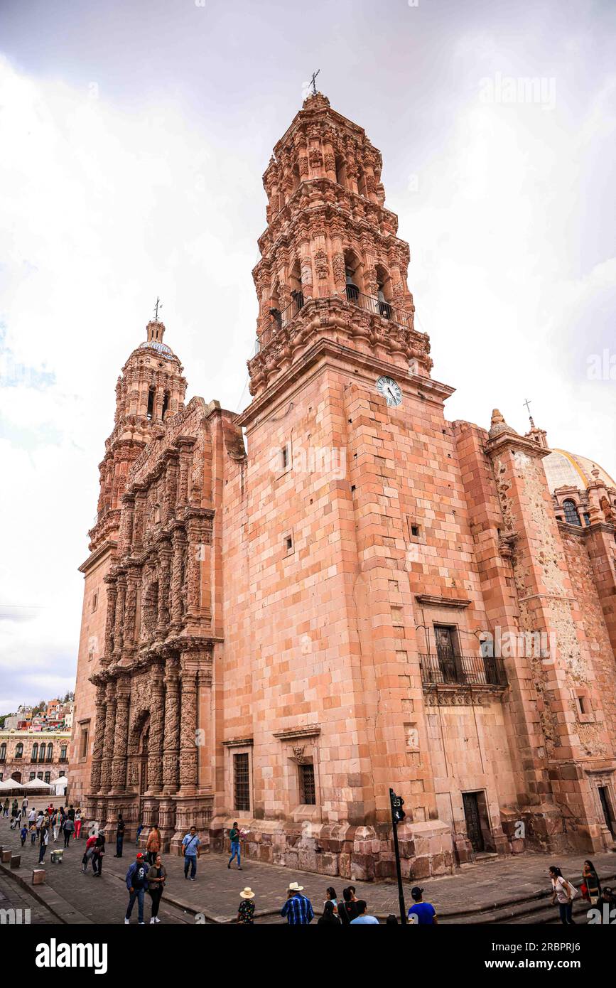 Zacatecas Mexico. Colonial zone of the capital city of the state of ...