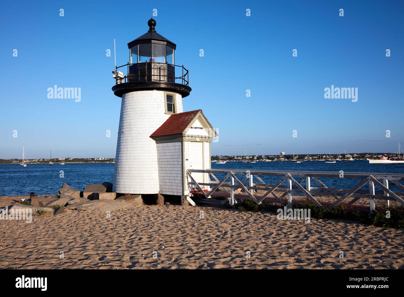 Brant Point Lighthouse Nantucket Island Stock Photo - Alamy