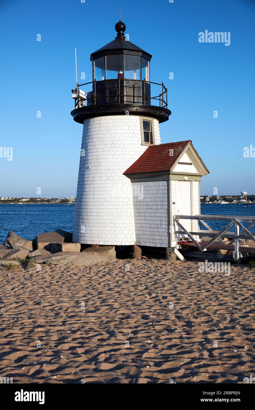 Brant Point Lighthouse Nantucket Island Stock Photo - Alamy