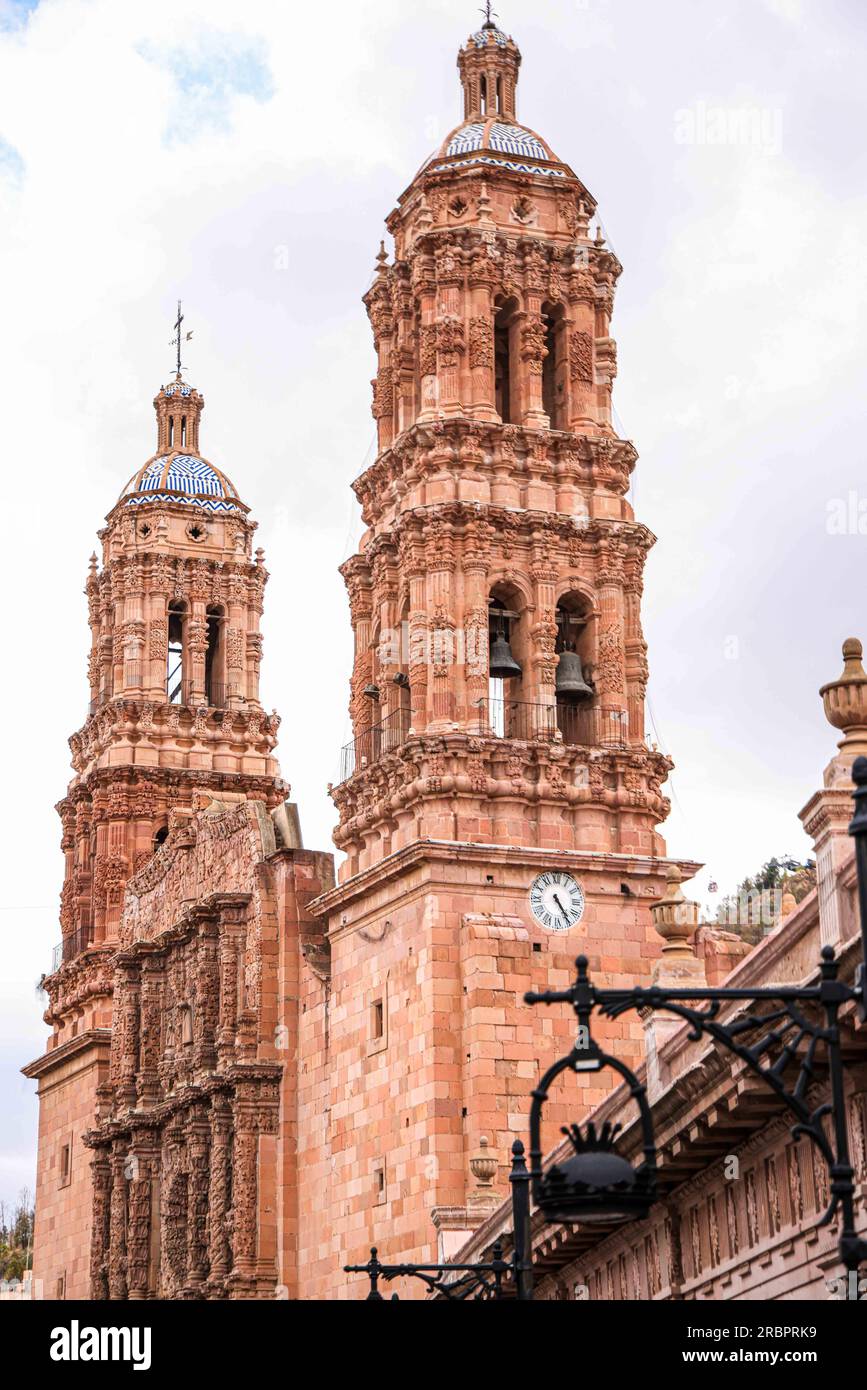 Zacatecas Mexico. Colonial zone of the capital city of the state of ...
