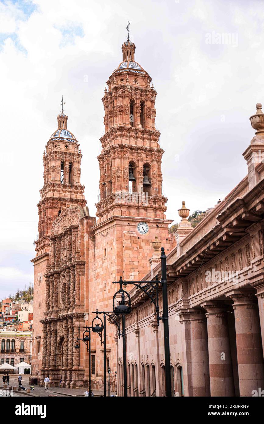 Zacatecas Mexico. Colonial zone of the capital city of the state of ...