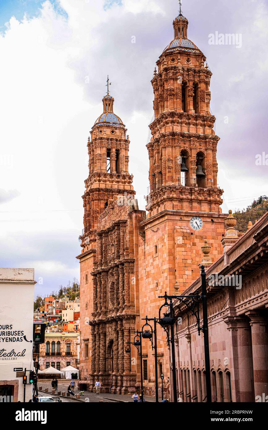 Zacatecas Mexico. Colonial zone of the capital city of the state of ...
