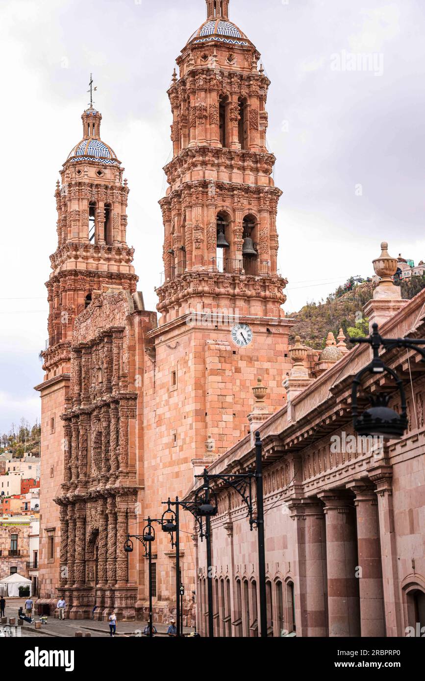 Zacatecas Mexico. Colonial zone of the capital city of the state of ...
