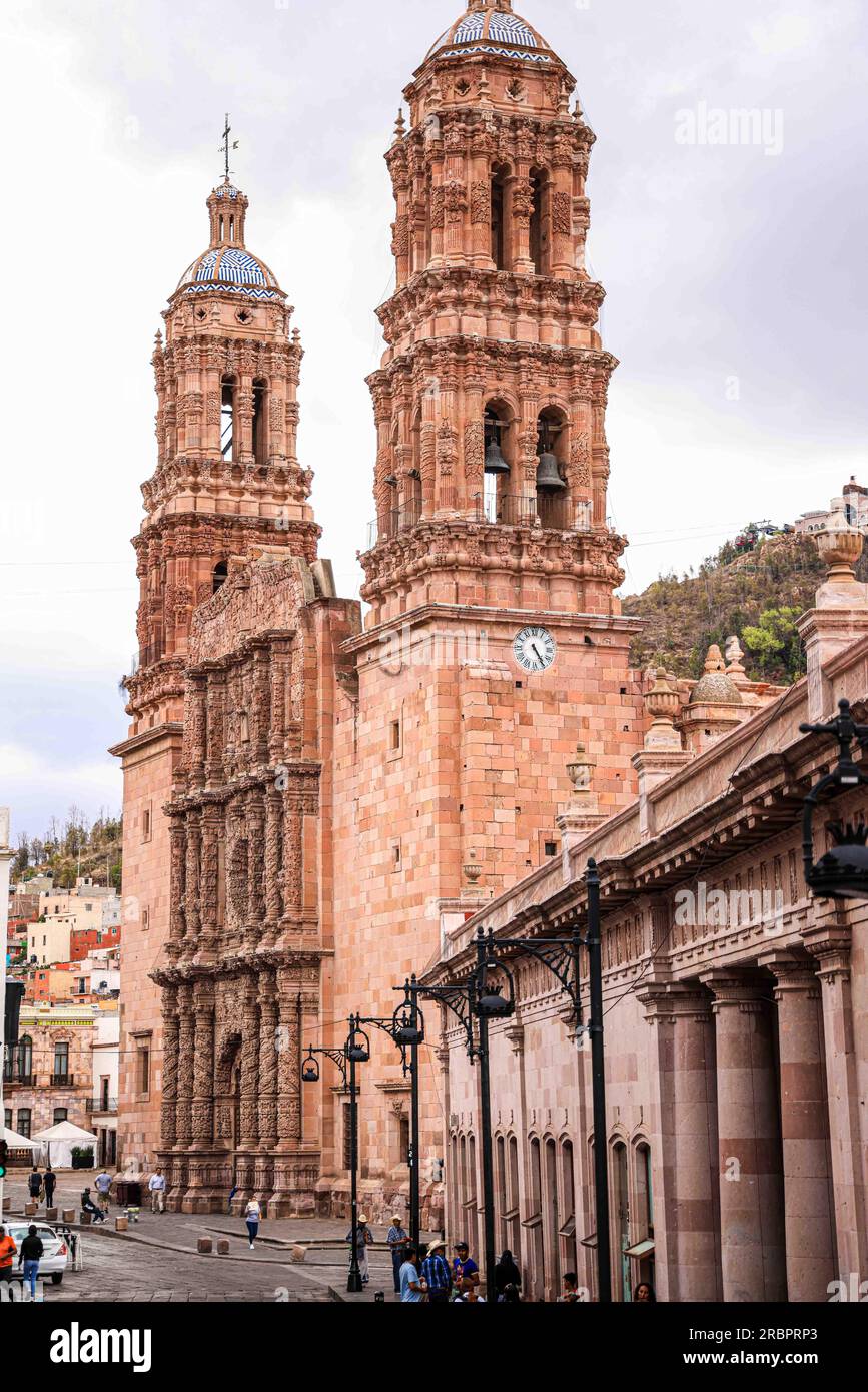 Zacatecas Mexico. Colonial zone of the capital city of the state of ...