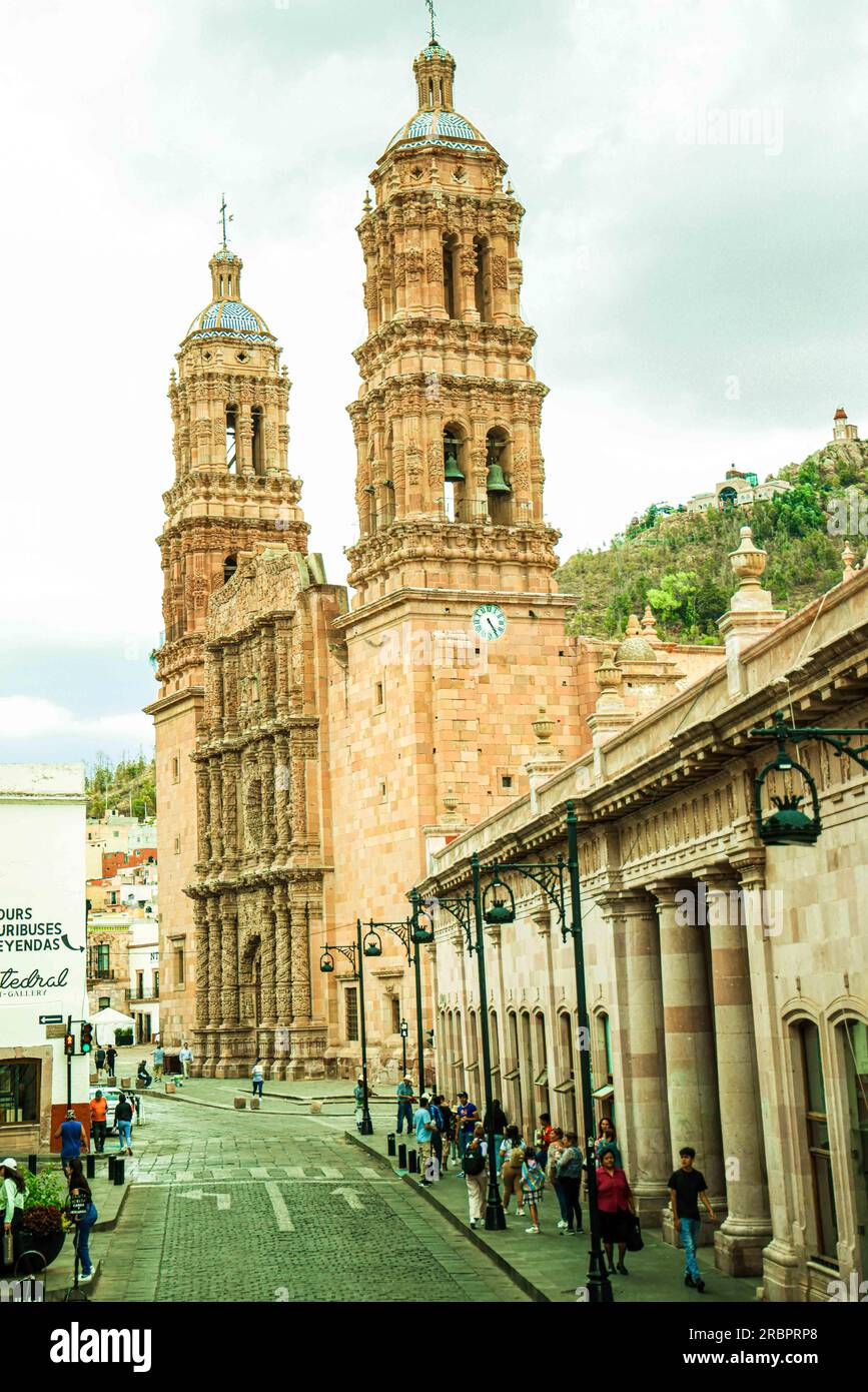Zacatecas Mexico. Colonial zone of the capital city of the state of ...