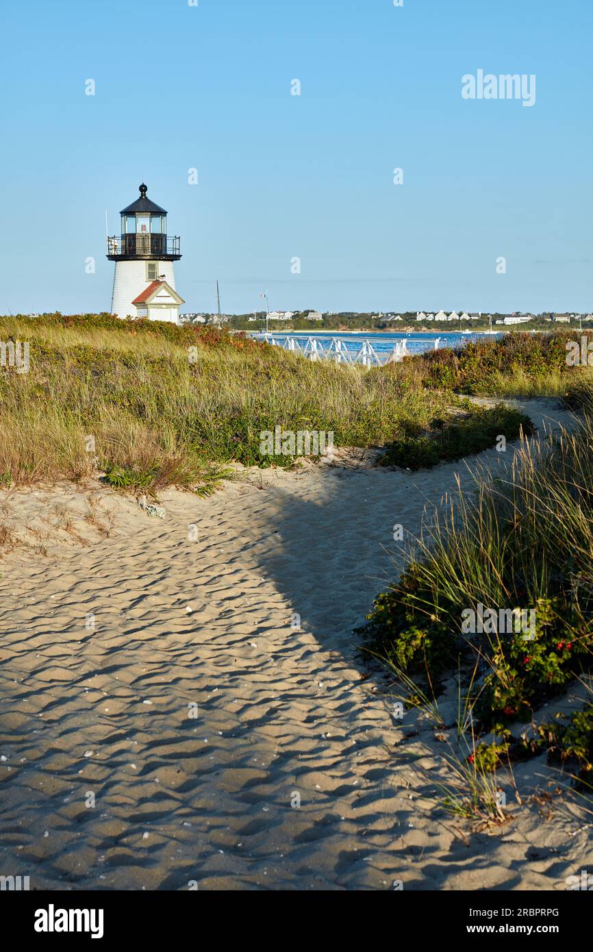 Brant Point Lighthouse Nantucket Island Stock Photo - Alamy