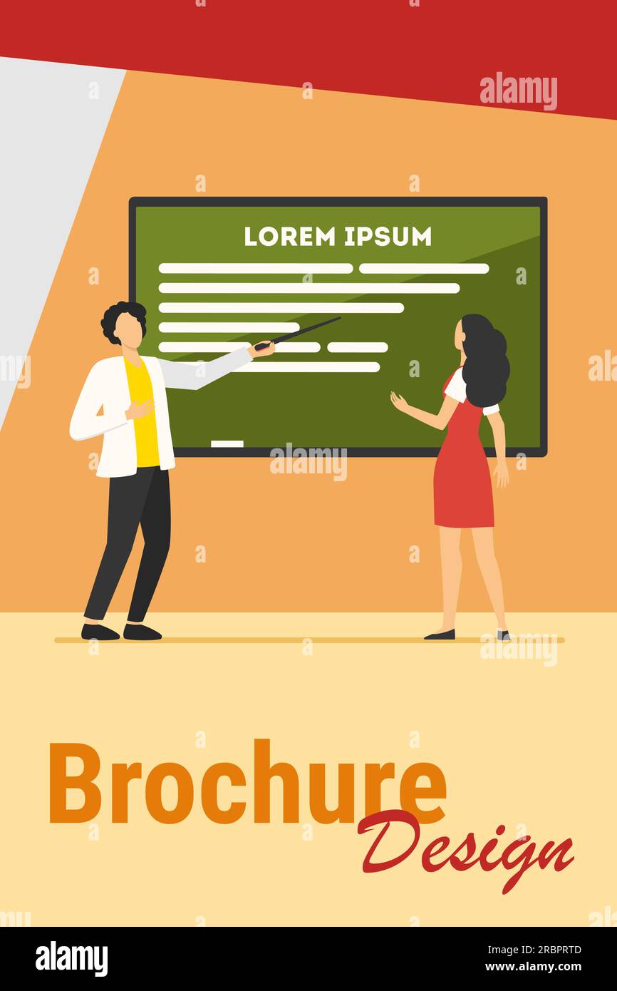 Teacher explaining task to student Stock Vector Image & Art - Alamy