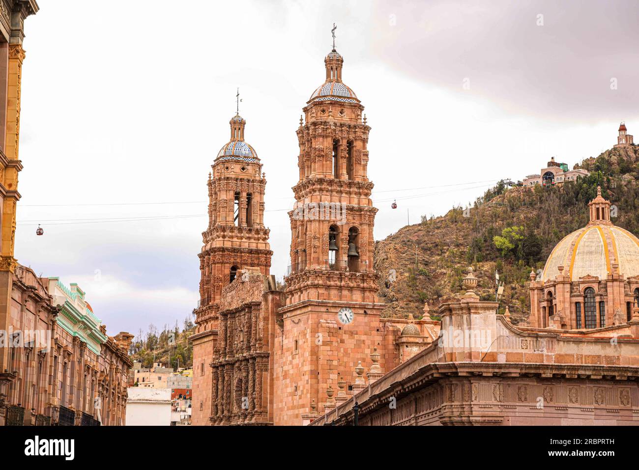 Zacatecas Mexico. Colonial zone of the capital city of the state of ...