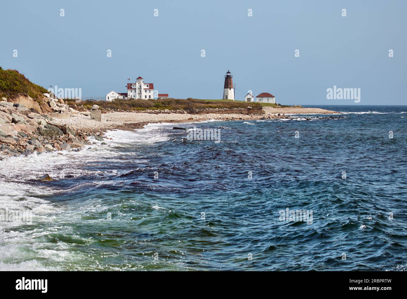Point Judith Lighthouse Rhode Island Stock Photo - Alamy